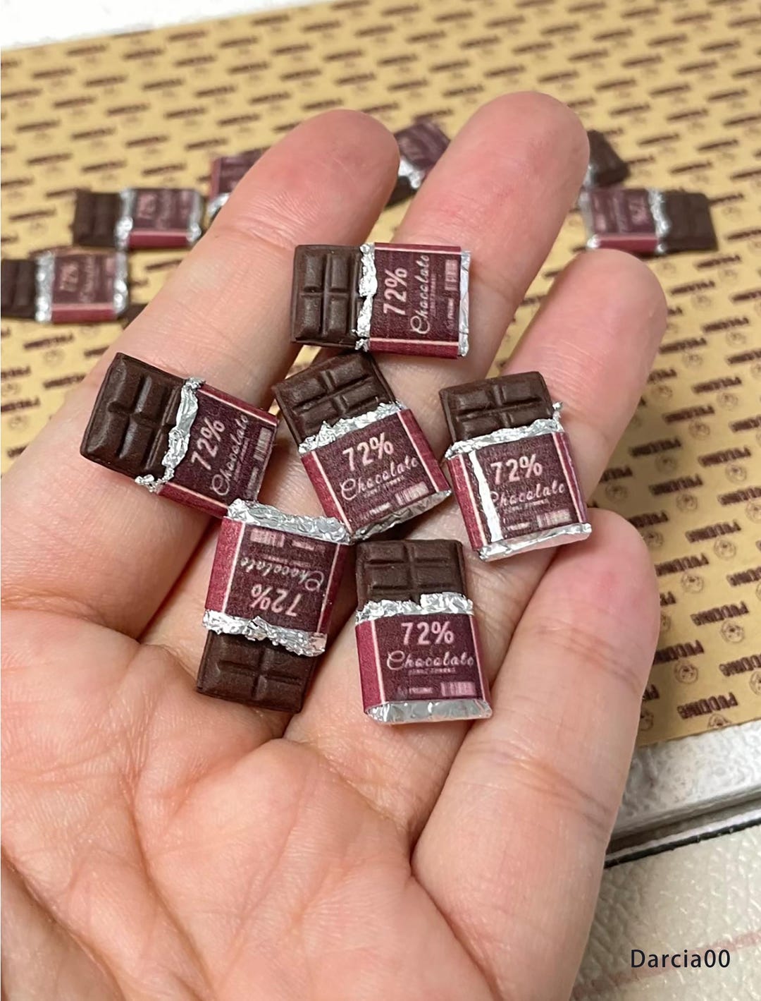 Miniature Chocolates Miniature Desserts 1:12 Miniature Food Dollhouse ...