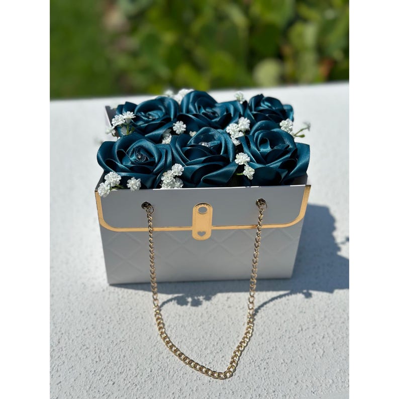Eternal Roses Purse | Rosas Enternas | Ribbon Rose Purse - Etsy