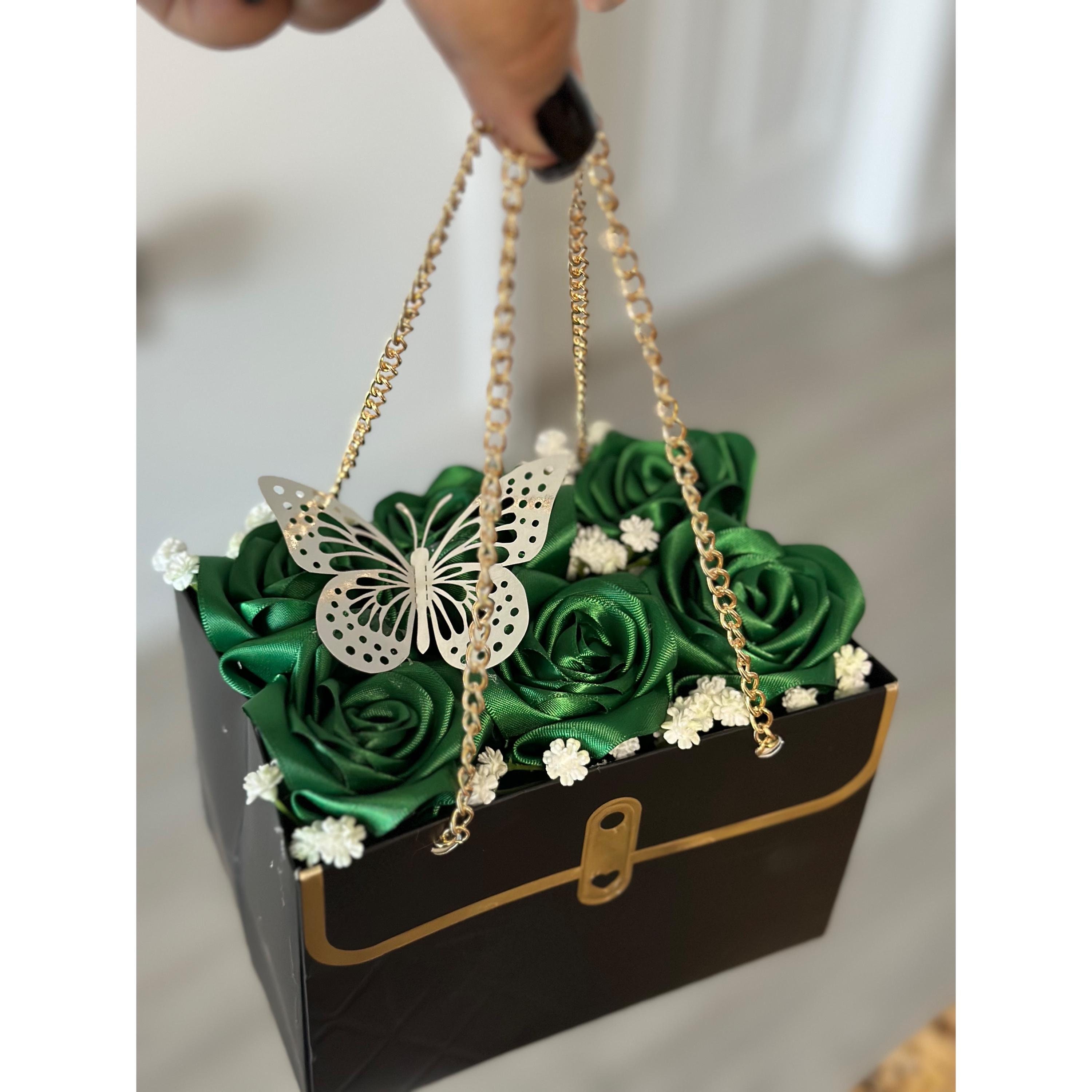 Eternal Roses Purse | Rosas Enternas | Ribbon Rose Purse - Etsy