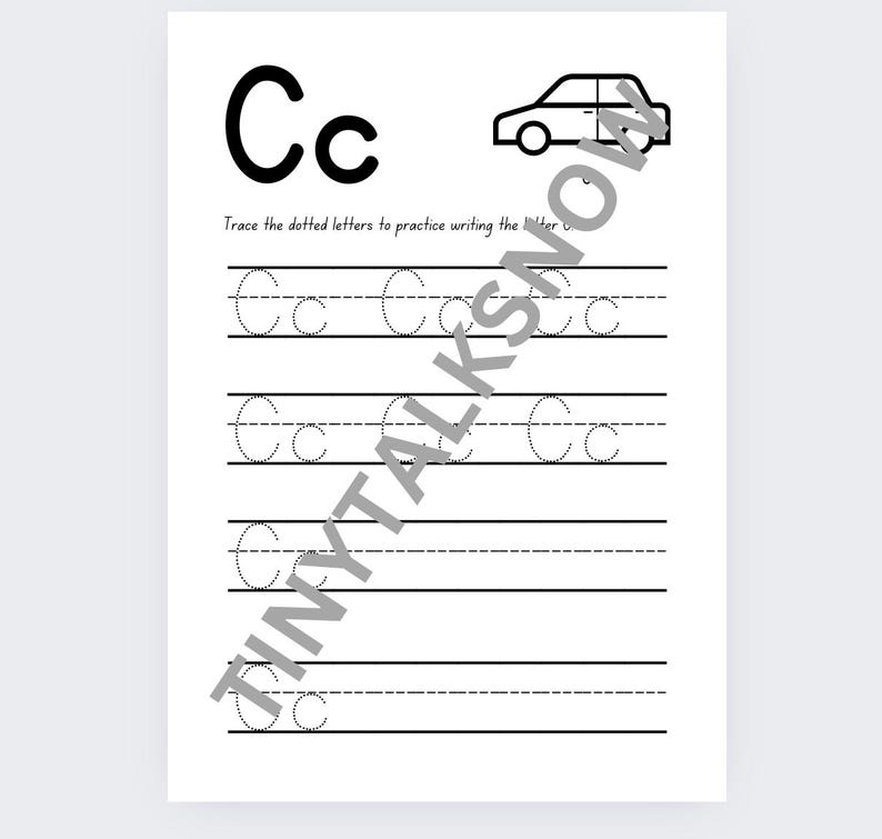English Language Abc Alphabets Letters Activity Worksheet Preschool ...