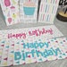Birthday Bookmarks, Happy Birthday, Kids Bookmarks for Teachers and ...