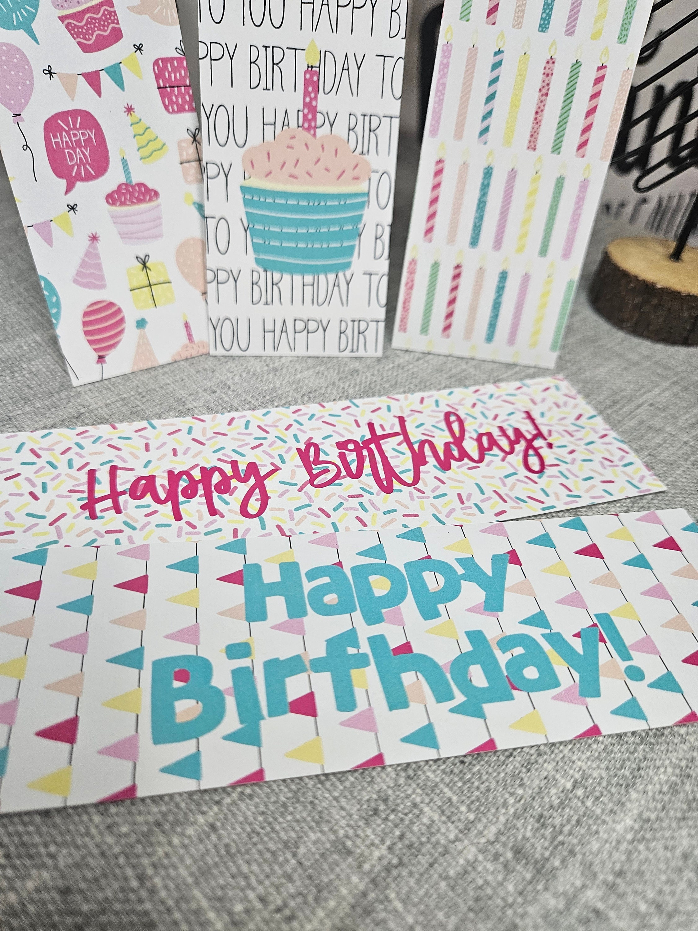 Birthday Bookmarks, Happy Birthday, Kids Bookmarks for Teachers and ...