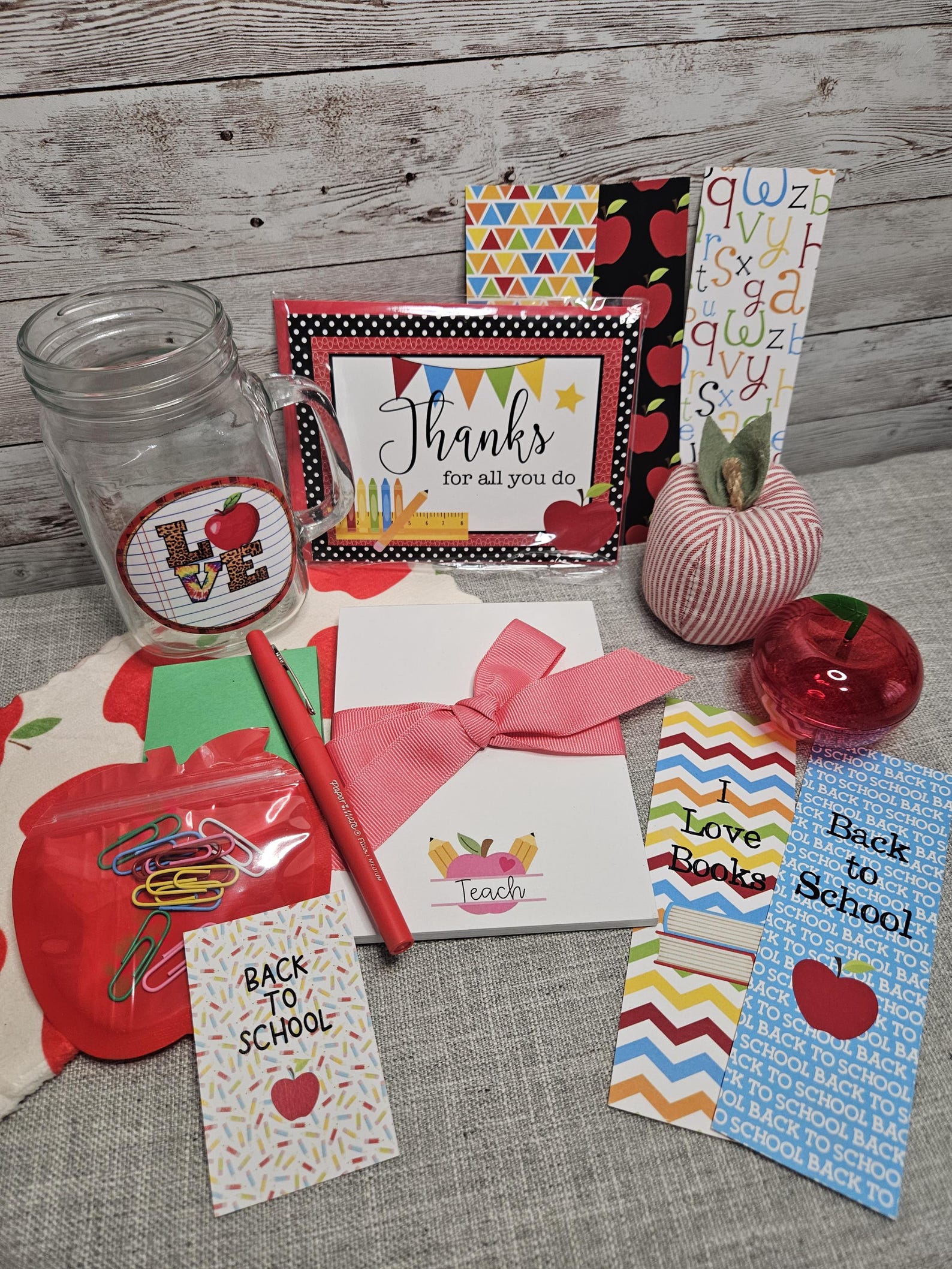 Apple Themed Gift Box, Teacher Gift Box, Fall Gift Bundle, Apple Gift ...