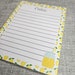 Lemon Notepads, Cute Notepads for Teachers, Lemon Stationary, Lined ...