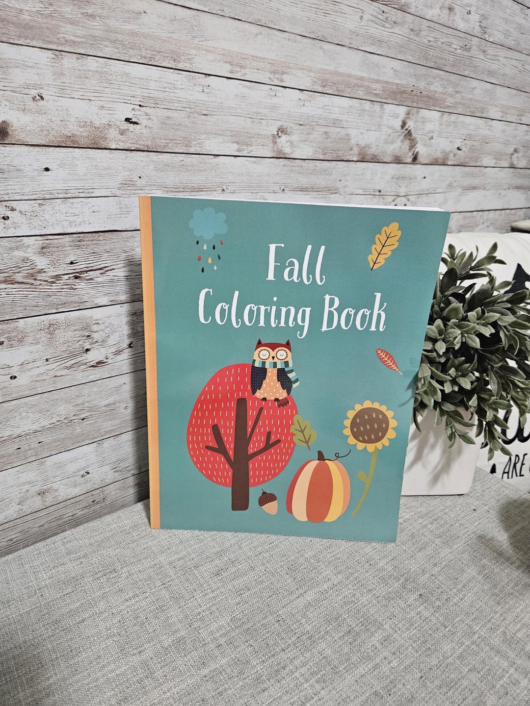 Kids Fall Coloring Book, Fall Coloring Pages, Coloring Book for Kids ...