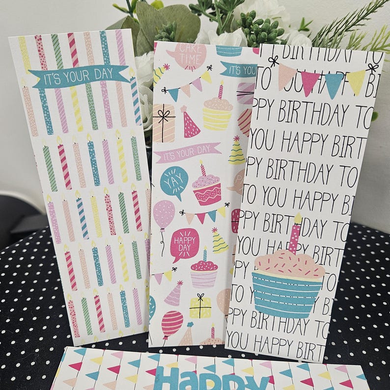 Birthday Bookmarks, Happy Birthday, Kids Bookmarks for Teachers and ...