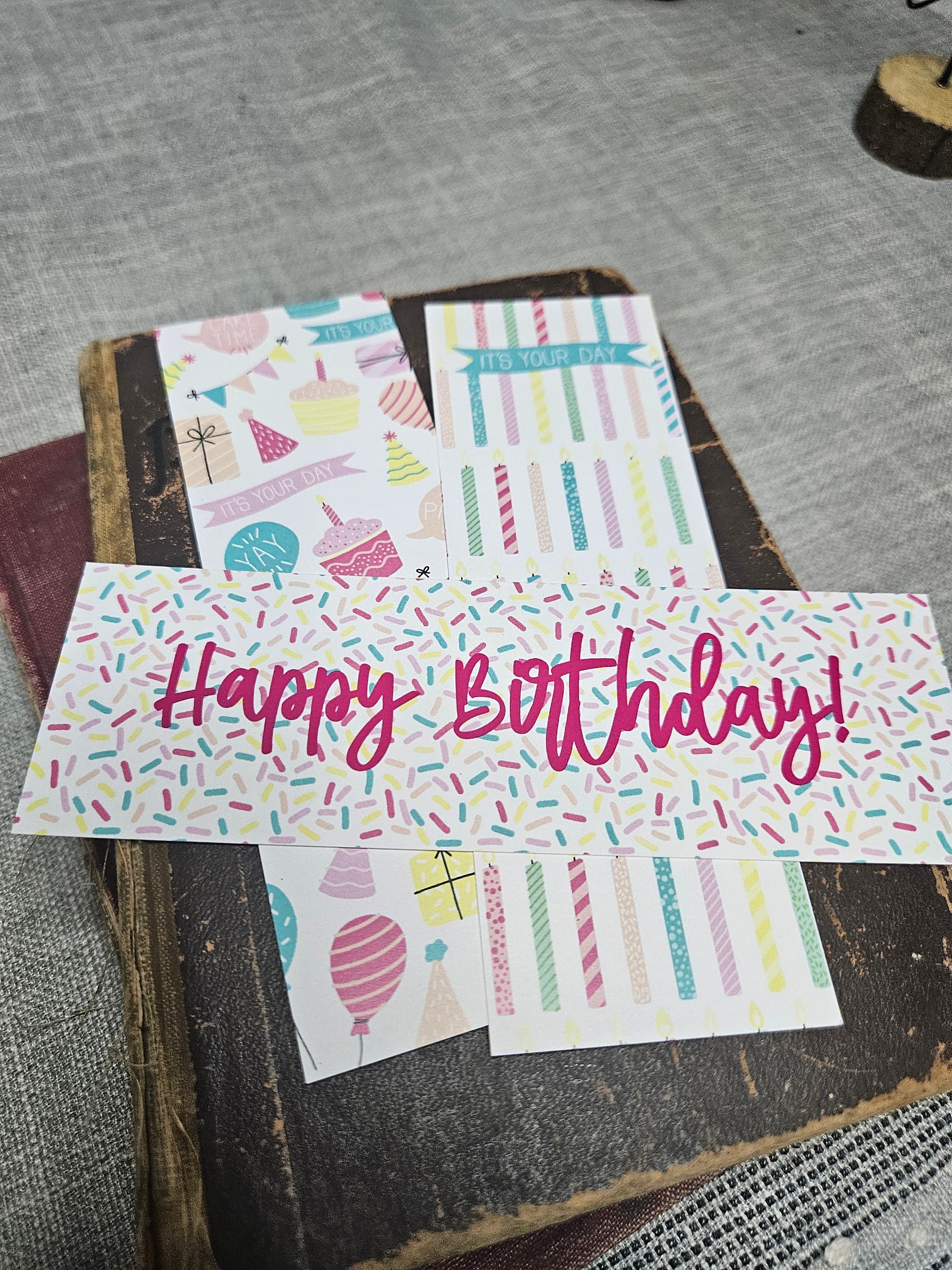 Birthday Bookmarks, Happy Birthday, Kids Bookmarks for Teachers and ...