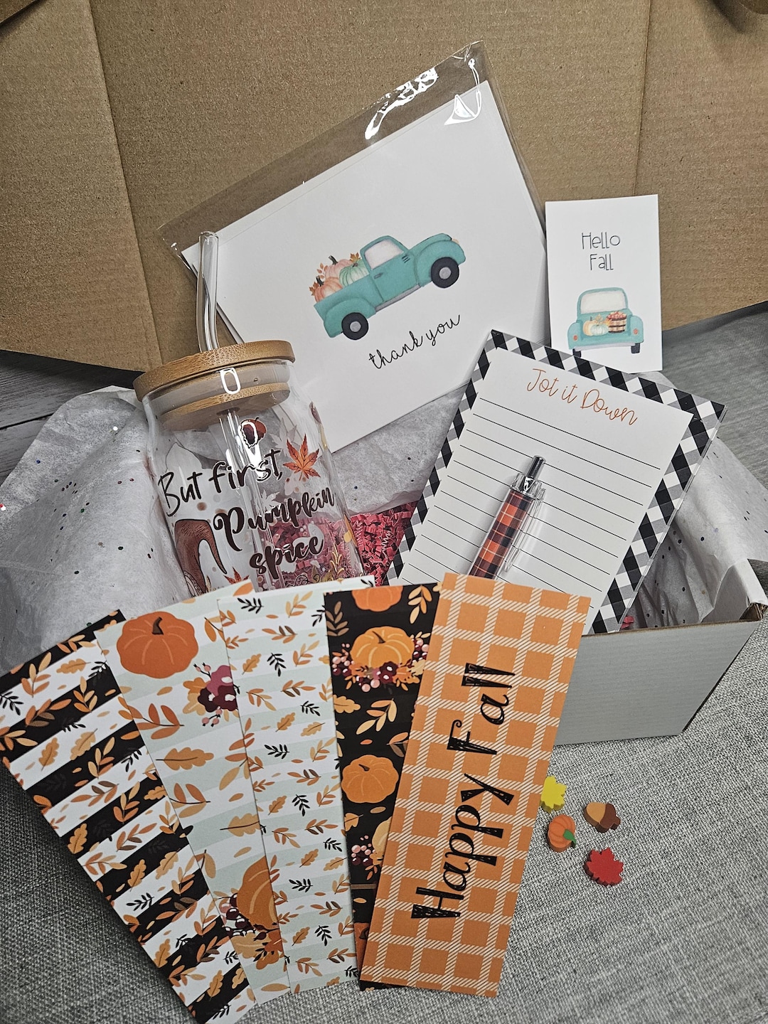 Fall Gift Box, Teacher Gift Box, Fall Gift Bundle, Thanksgiving Gift ...