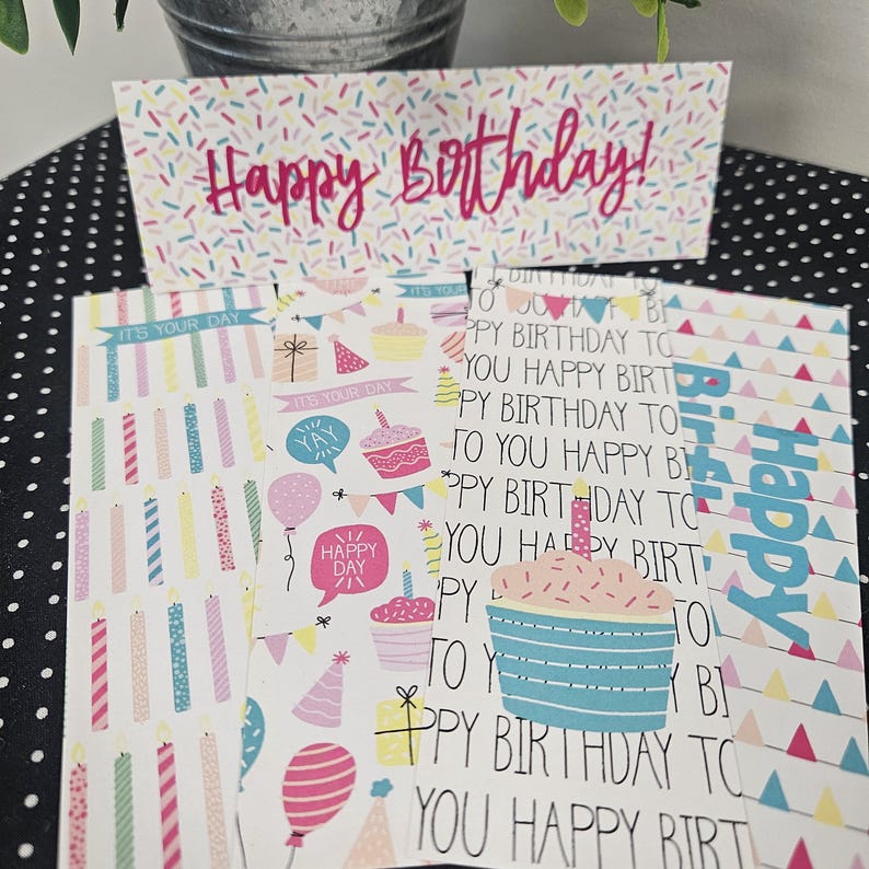 Birthday Bookmarks, Happy Birthday, Kids Bookmarks for Teachers and ...