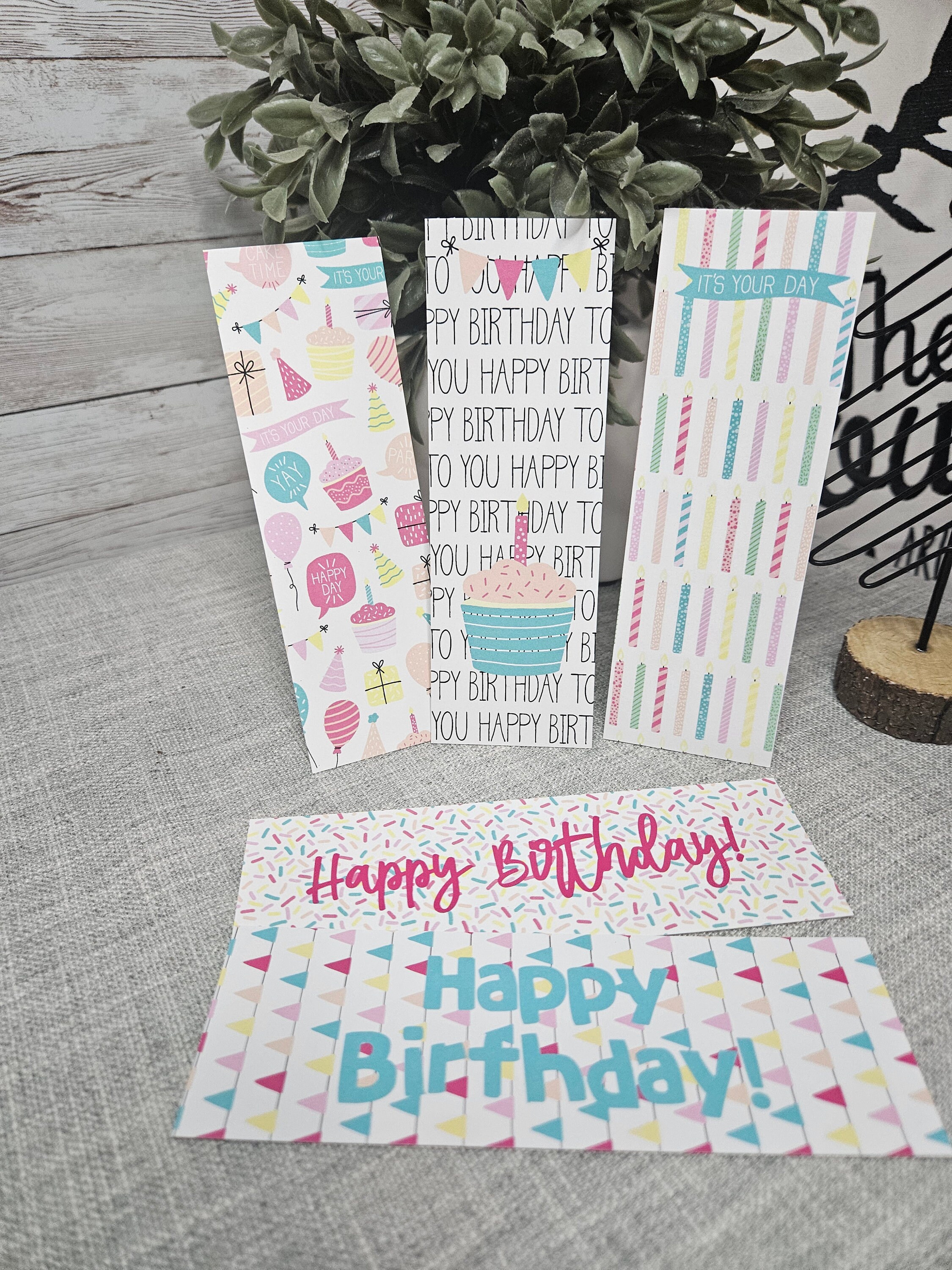 Birthday Bookmarks, Happy Birthday, Kids Bookmarks for Teachers and ...