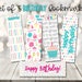 Birthday Bookmarks, Happy Birthday, Kids Bookmarks for Teachers and ...