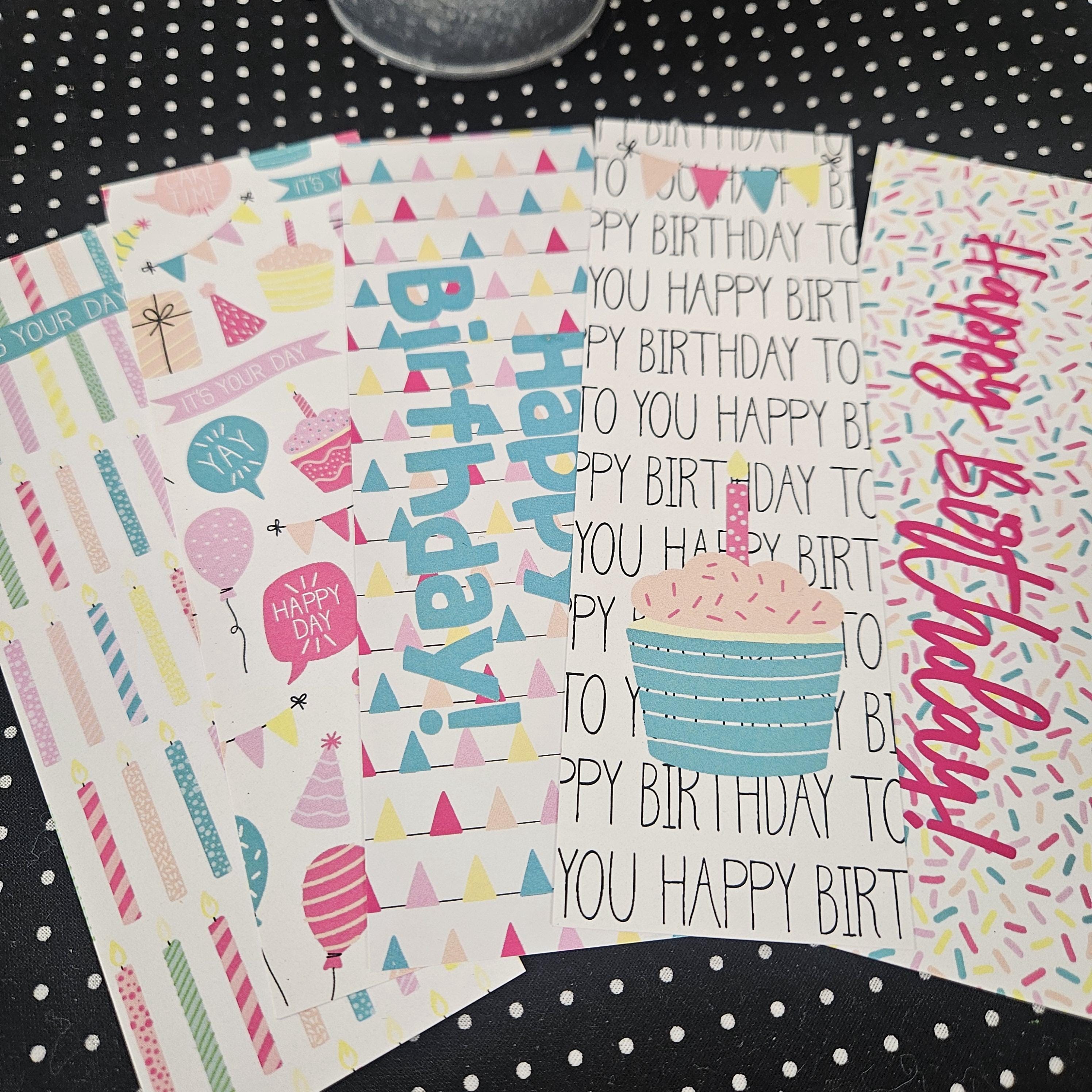 Birthday Bookmarks, Happy Birthday, Kids Bookmarks for Teachers and ...