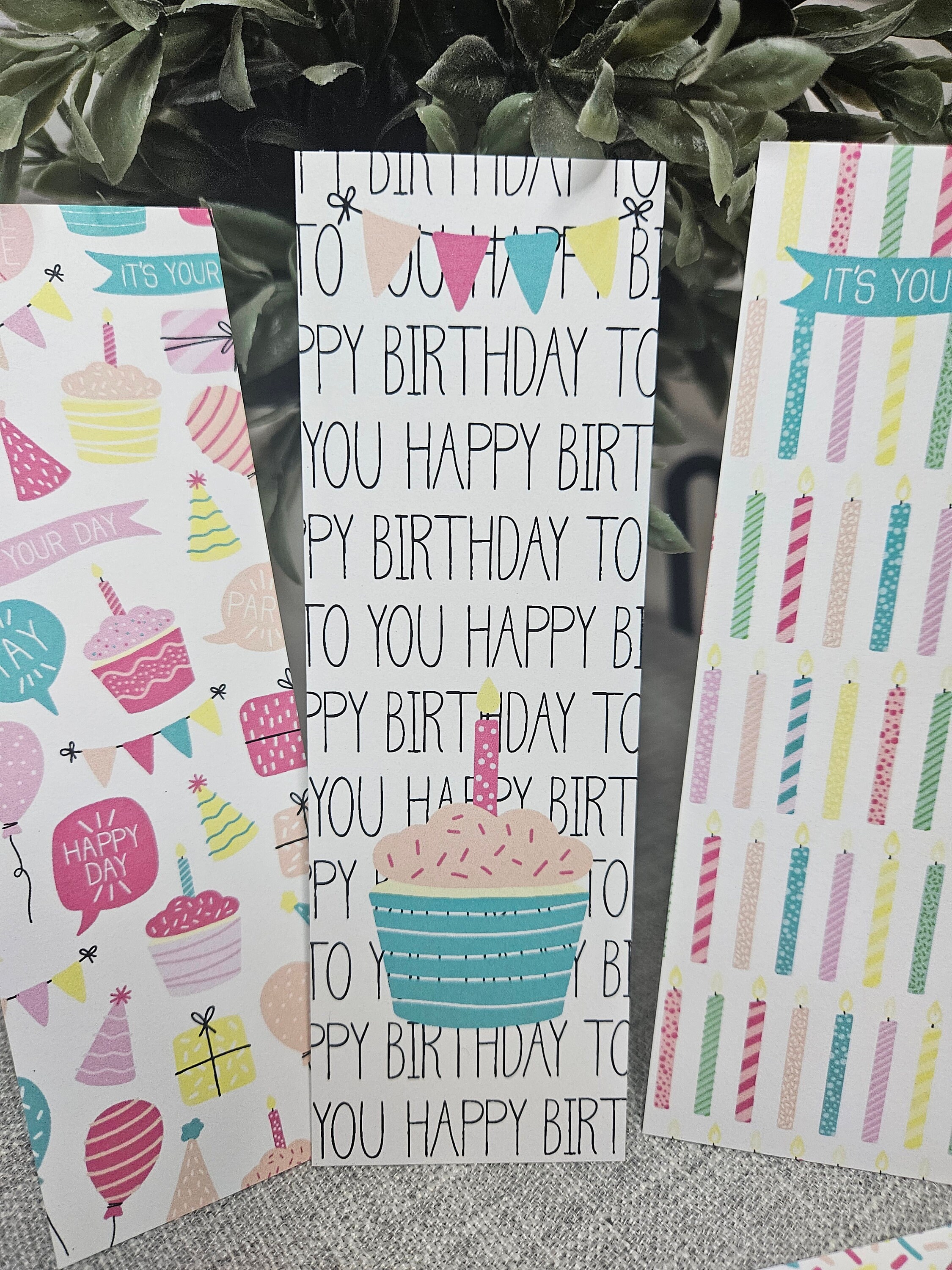 Birthday Bookmarks, Happy Birthday, Kids Bookmarks for Teachers and ...