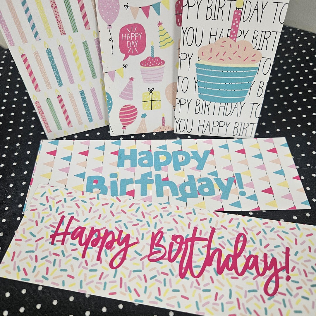 Birthday Bookmarks, Happy Birthday, Kids Bookmarks for Teachers and ...