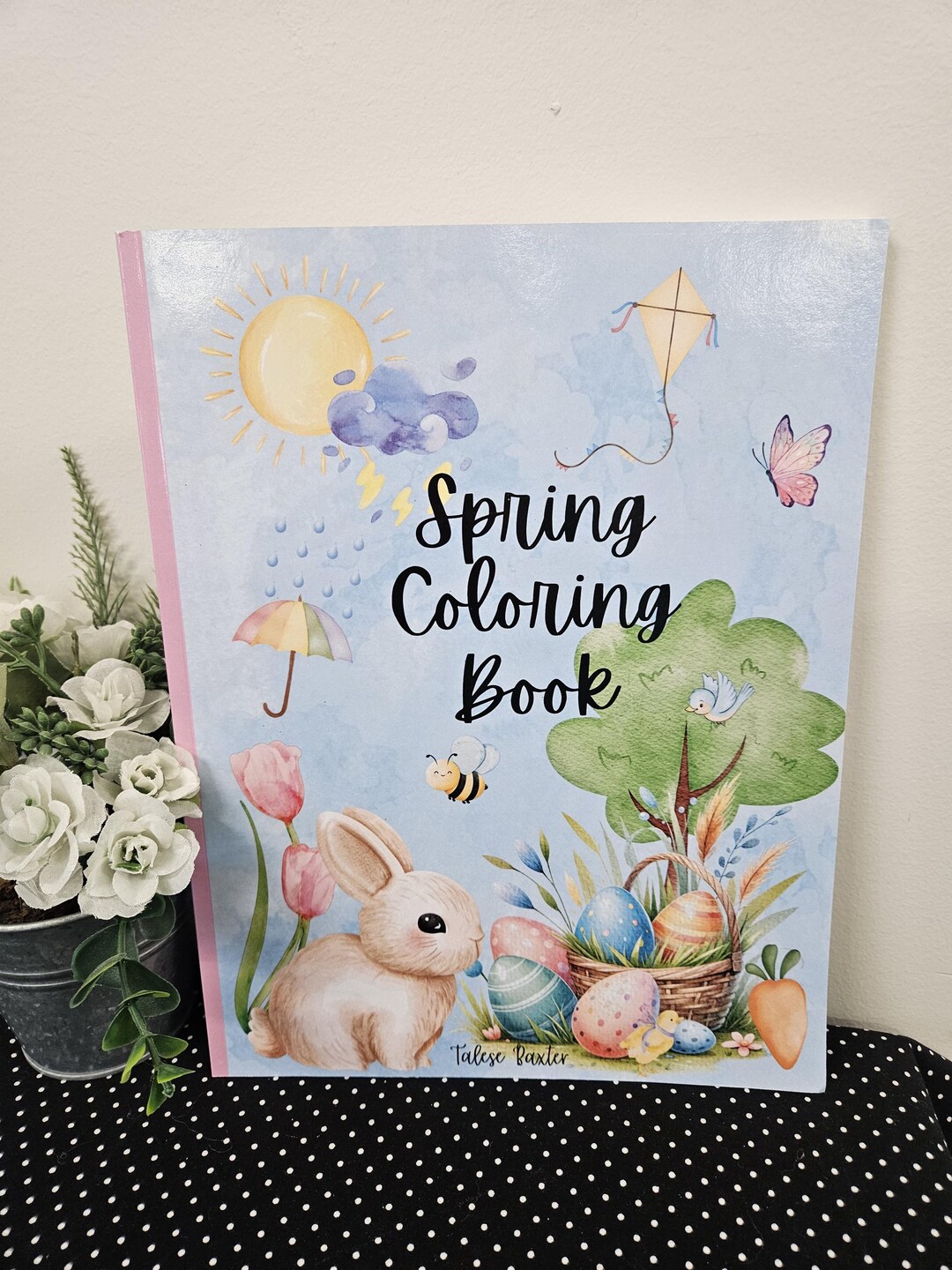 Easter Coloring Book, Spring Coloring Pages for Kids, Holiday Coloring ...