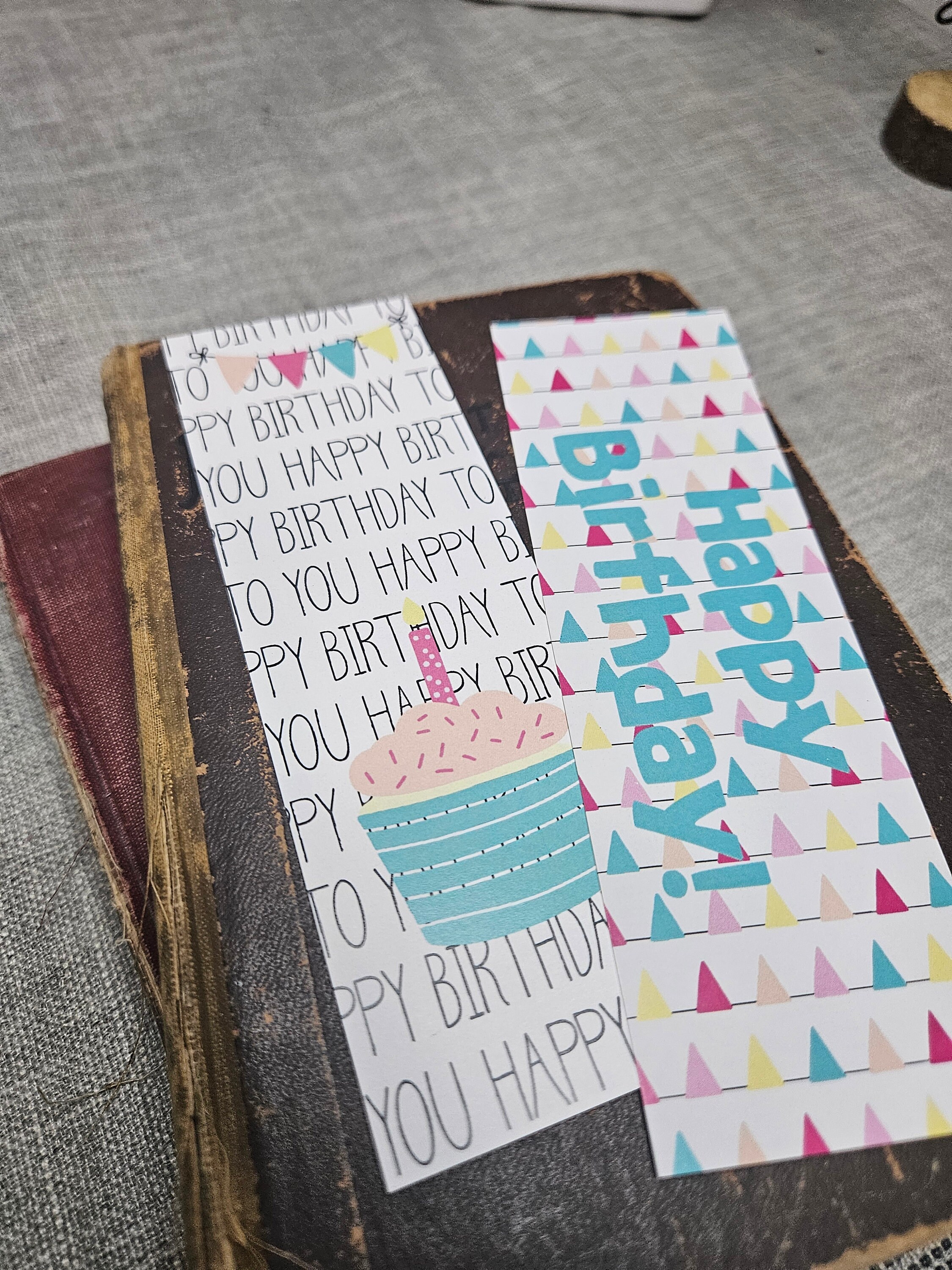 Birthday Bookmarks, Happy Birthday, Kids Bookmarks for Teachers and ...