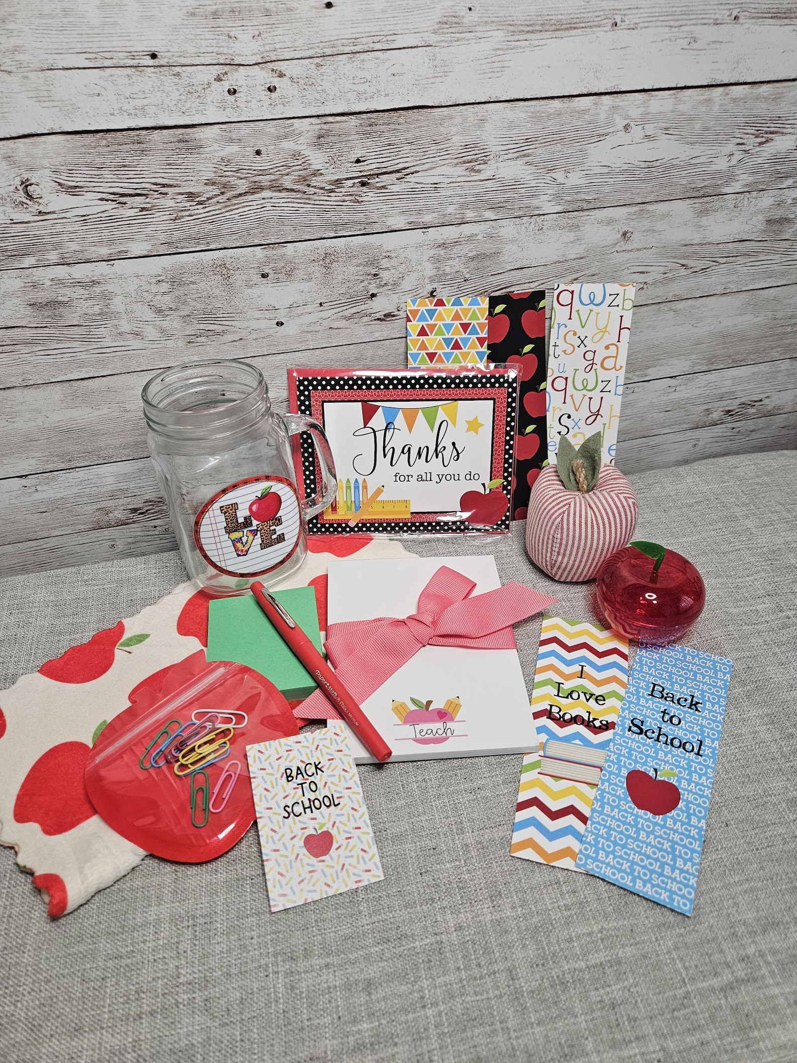 Apple Themed Gift Box, Teacher Gift Box, Fall Gift Bundle, Apple Gift ...