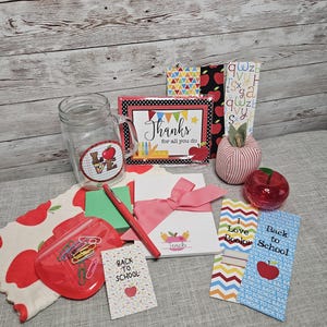 Apple Themed Gift Box, Teacher Gift Box, Fall Gift Bundle, Apple Gift ...