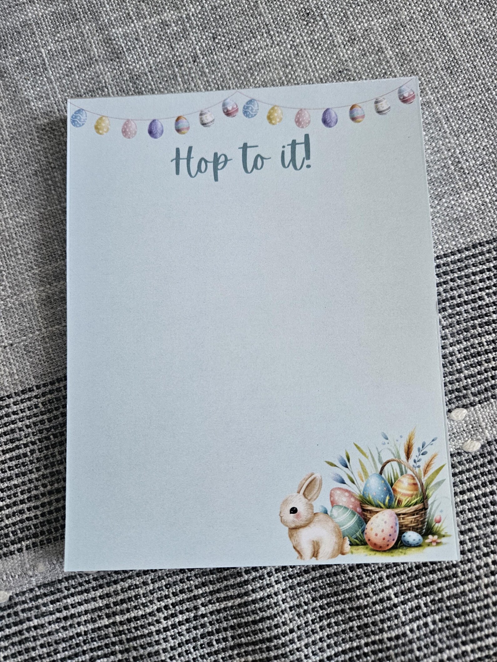 Easter Bunny Notepads, Notepads for Teachers, Blank Notepad, to Do List ...
