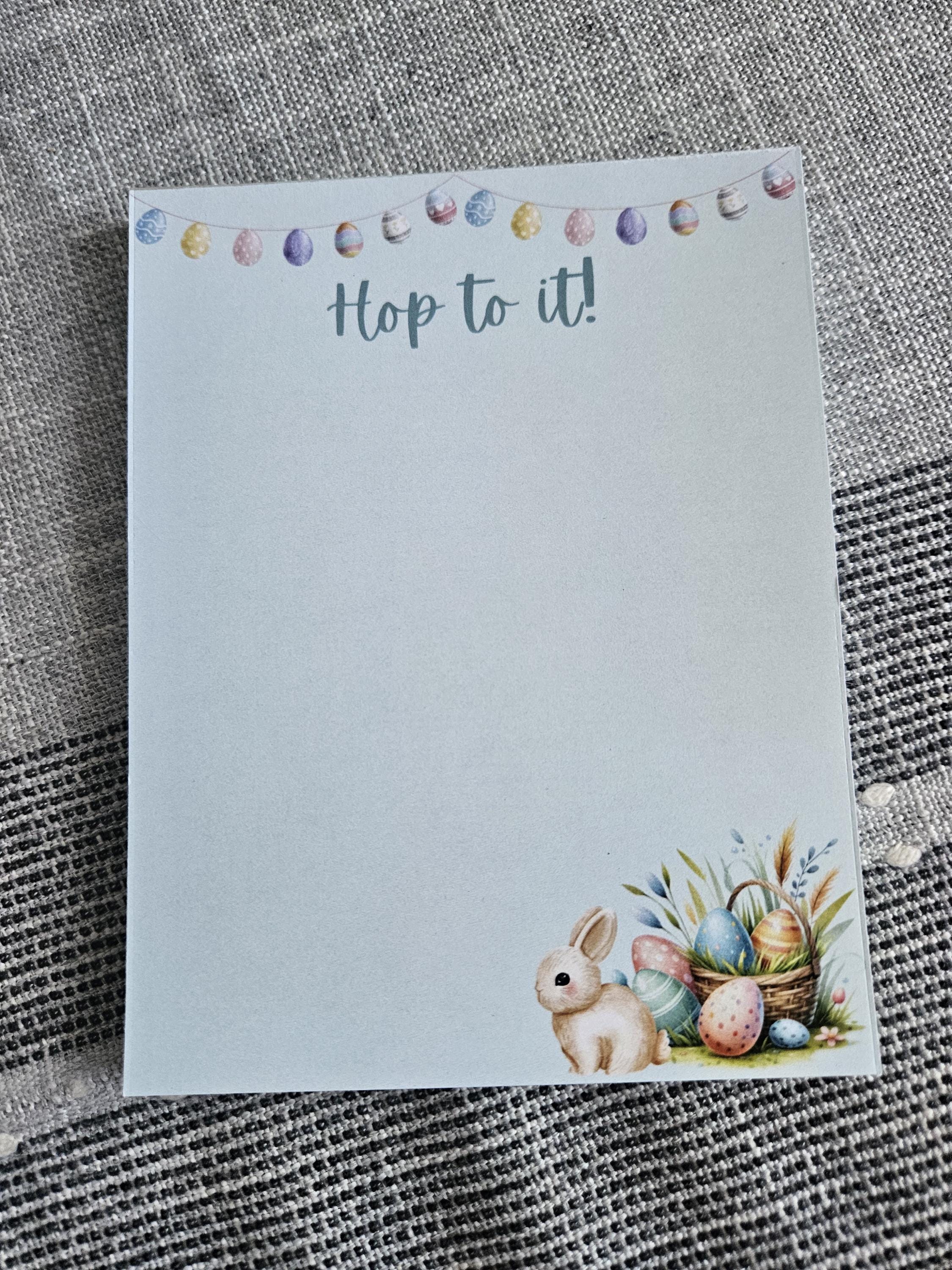 Easter Bunny Notepads, Notepads for Teachers, Blank Notepad, to Do List ...