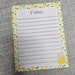 Lemon Notepads, Cute Notepads for Teachers, Lemon Stationary, Lined ...
