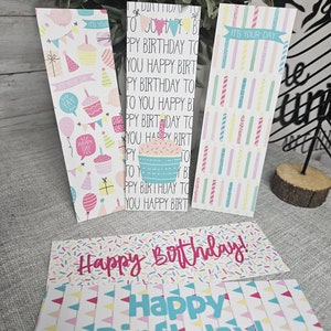 Birthday Bookmarks, Happy Birthday, Kids Bookmarks for Teachers and ...