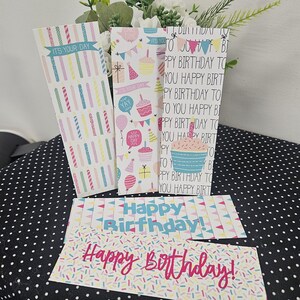 Birthday Bookmarks, Happy Birthday, Kids Bookmarks for Teachers and ...