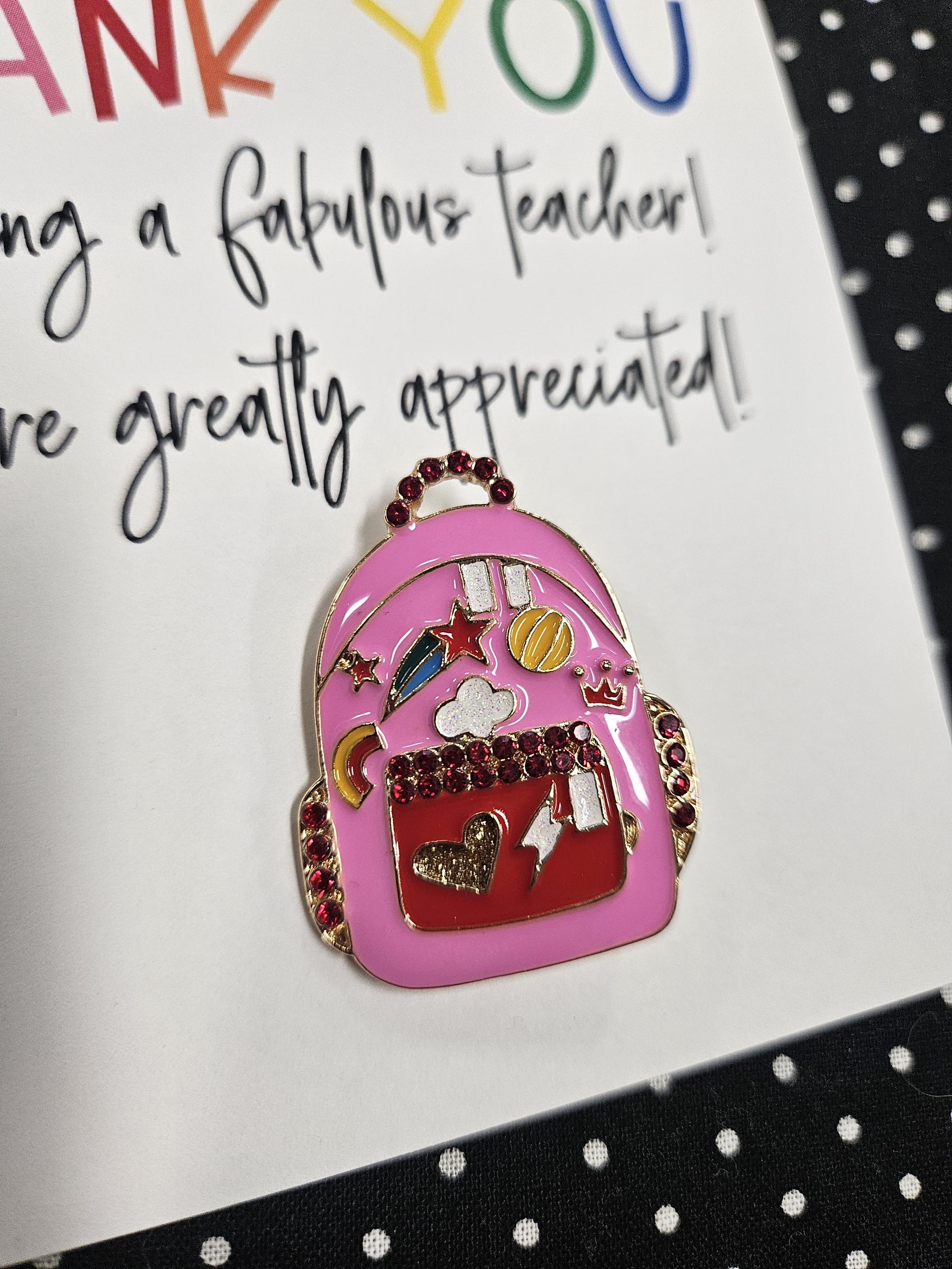 Teacher Appreciation Gift, Teacher Pin, Teacher Brooch, Cute Gifts for ...