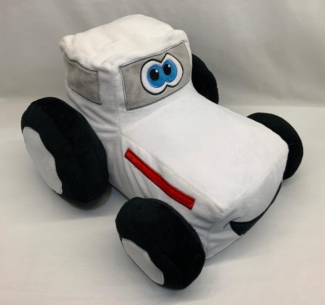 Tractor Plush Toy - Embroiderable - Etsy