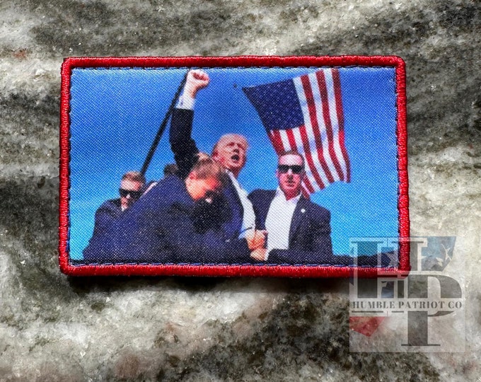 Trump Velcro Patch Maga Trump 2024 Patch Embroidered Velcro Patch Trump ...