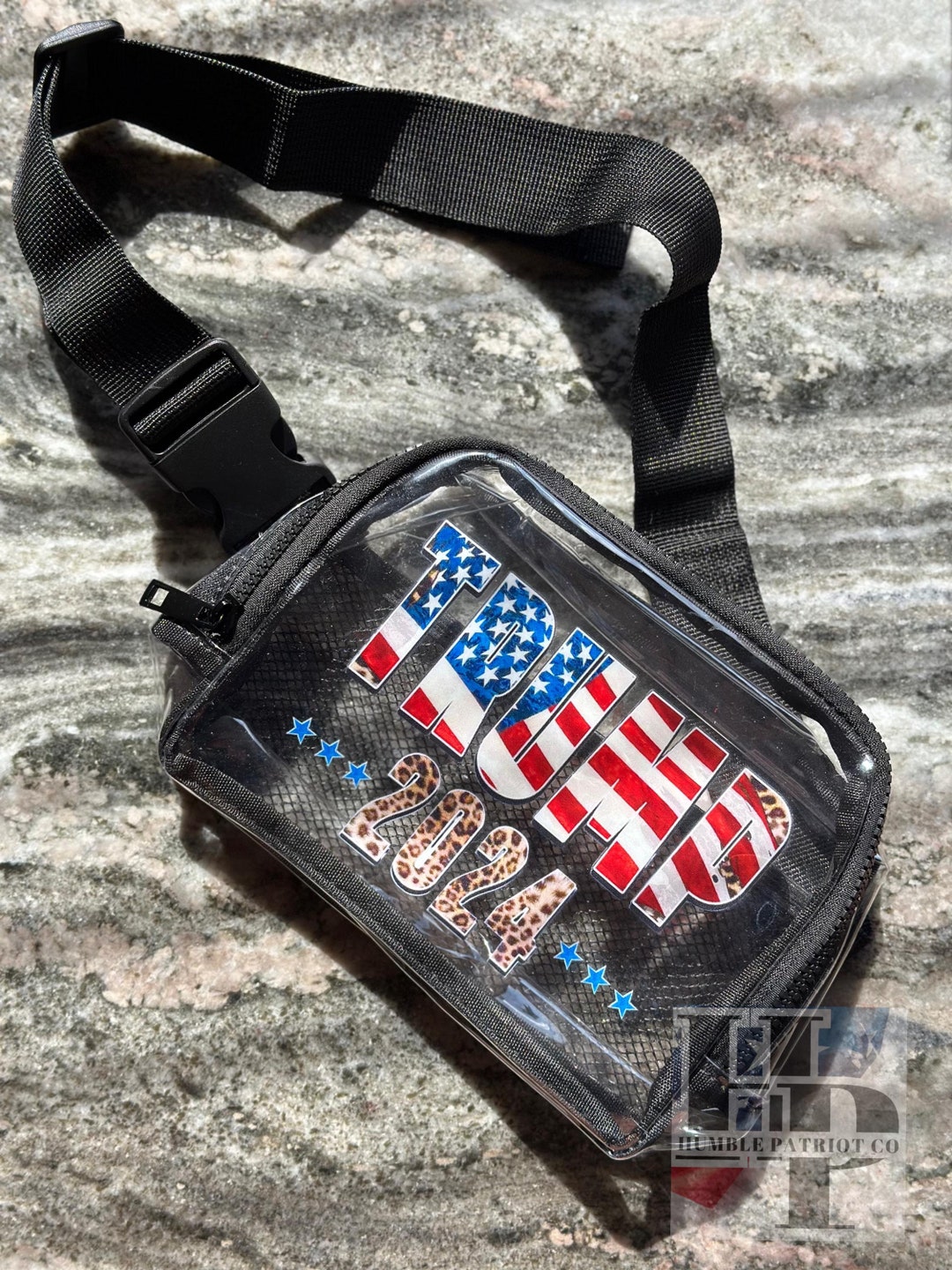 Trump 2024 Clear Bag Maga Stadium Clear Bag Clear Fanny Pack Belt Bag ...