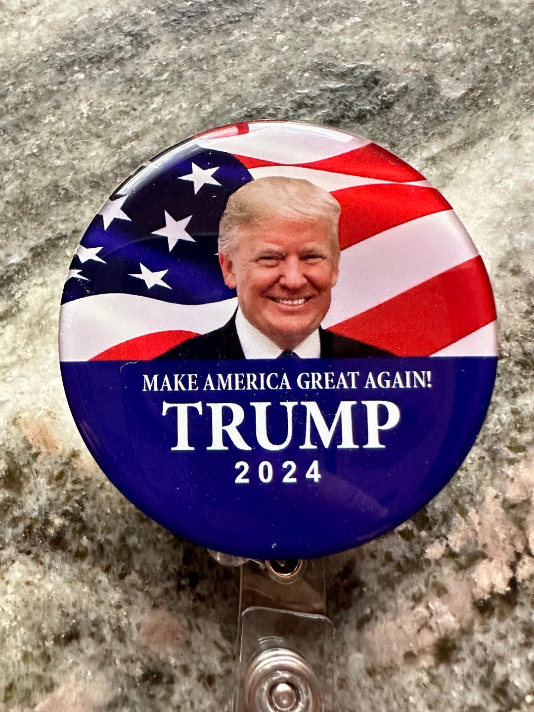 Trump 2024 Badge Reel, MAGA, Trump for President, America First, Nurse ...