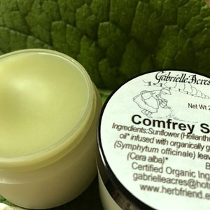 Comfrey Salve Organically Grown Comfrey Natural Healing - Etsy