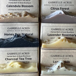 A Soap Gift of Two All Natural Handcrafted Bars Plus a Wooden Soap Dish ...