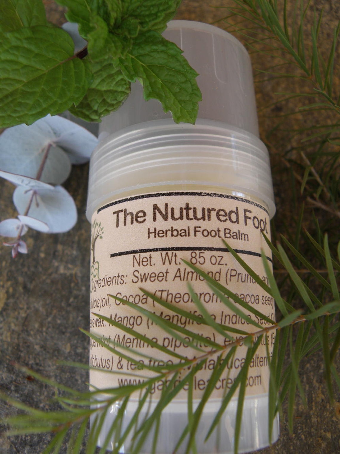Natural Foot Balm, Barefoot Balm, Nurtured Feet, Herbal Foot Balm, 2 ...