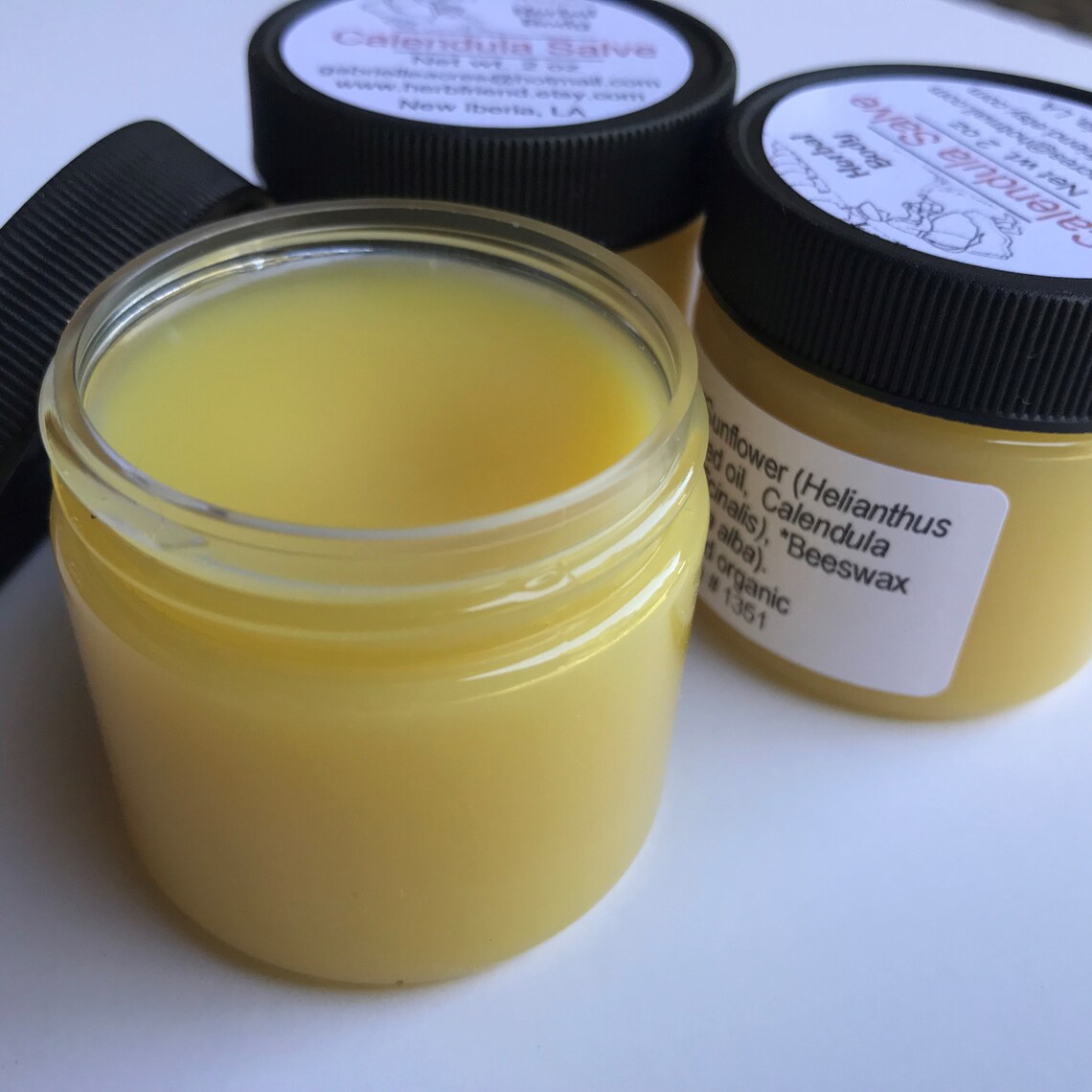 Calendula Salve. Calendula Infused Herbal Balm Natural Skin - Etsy
