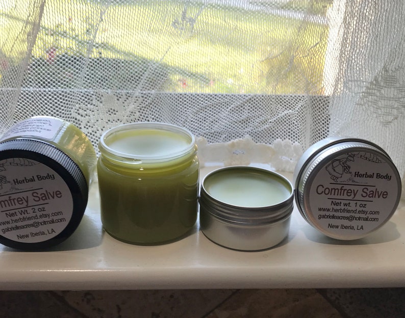 Comfrey Salve Organically Grown Comfrey Natural Healing - Etsy
