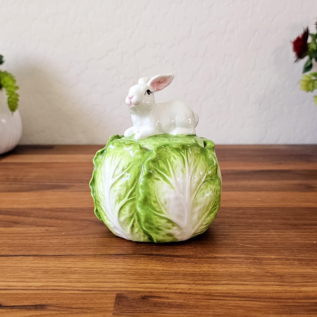 Corner Ruby Bunny Sugar Bowl, Ceramic, Spring Collection, Whimsical ...