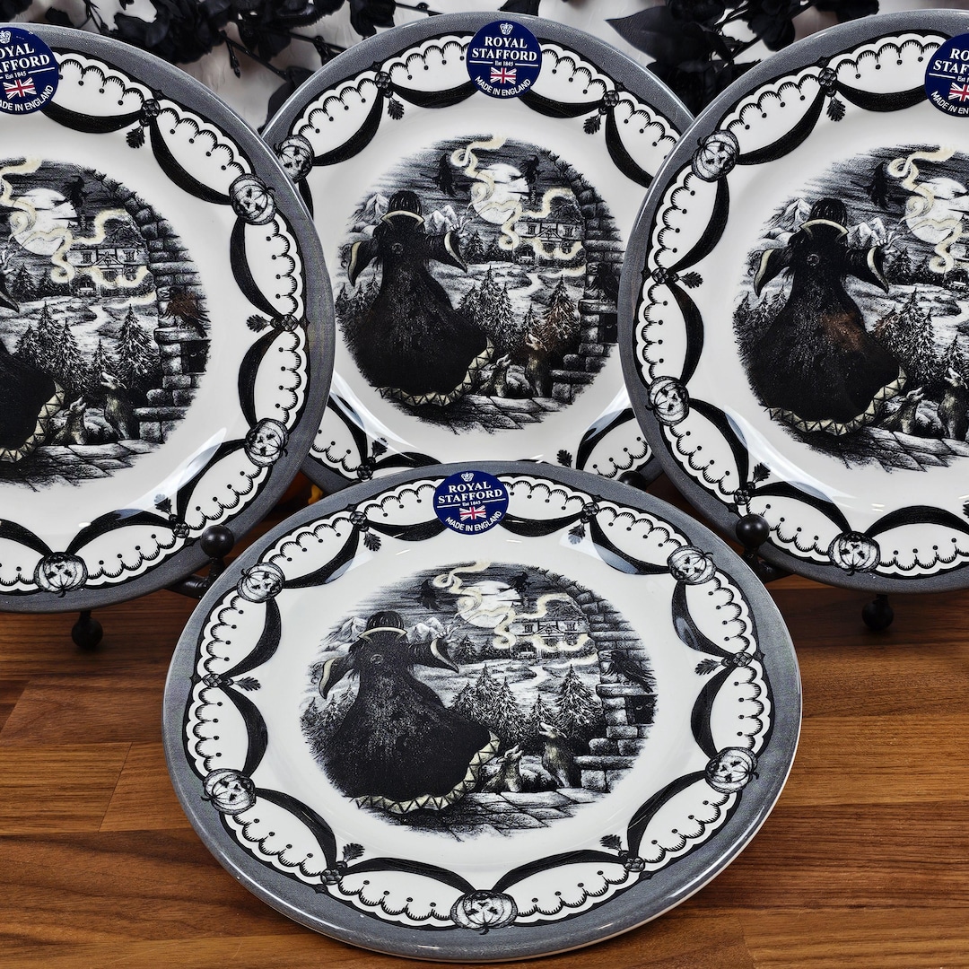 Royal Stafford Guardian Dinner Plates - Set of 4 - Wizard Dinnerware ...
