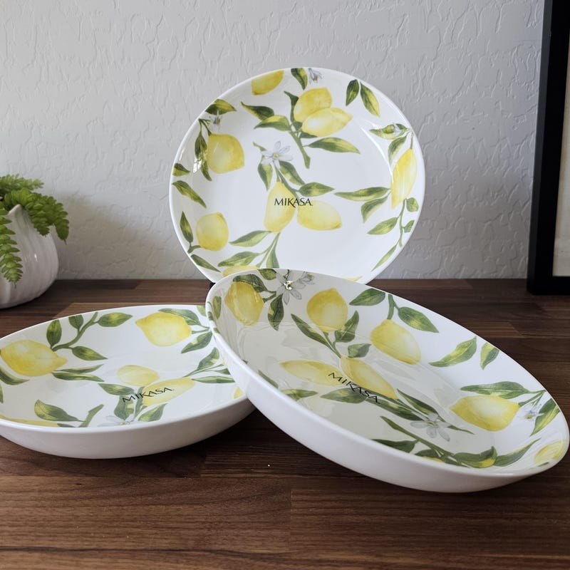 Ceramic Lemon Dishes - Etsy
