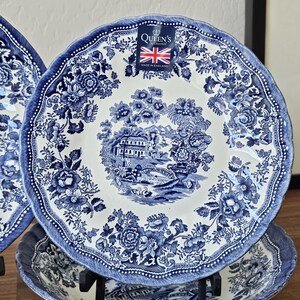 Blue Toile Transferware - PASTA BOWLS ONLY - Blue Tonquin Dinnerware ...