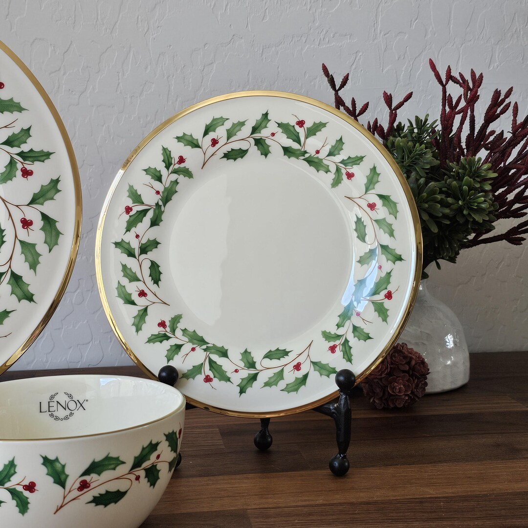 Lenox Holiday Dinnerware - Dinner Plate or Dessert/salad Plate or Soup ...