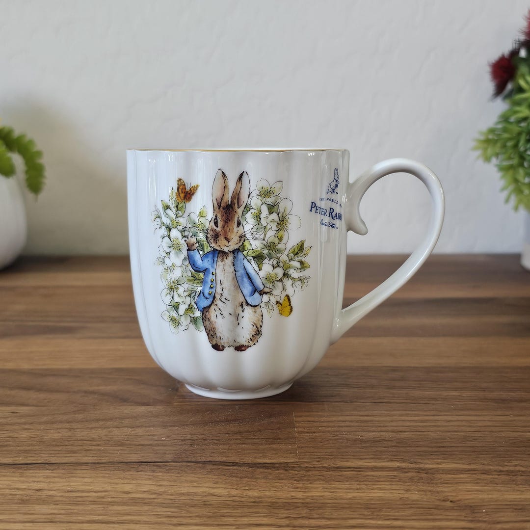 Peter Rabbit Mug, Ceramic, Beatrix Potter, Vintage Style, Easter ...