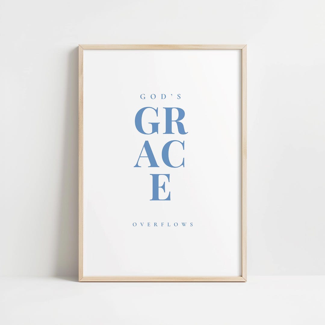 Blue Christian Aesthetic Scripture Art Modern Christian Art Download ...