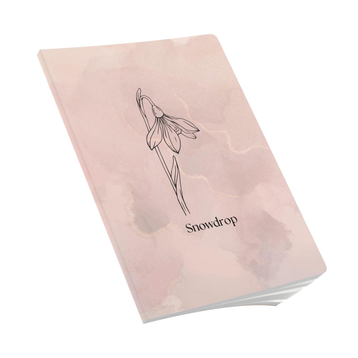 Birthflower, Custom Notebook, Birth Flower, Journal, Custom Notepad ...