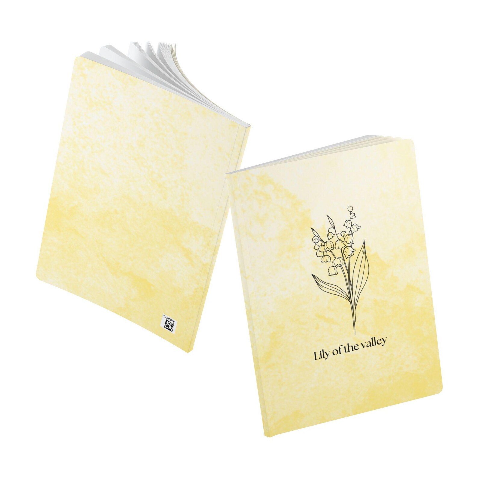 Birthflower, Custom Notebook, Birth Flower, Journal, Custom Notepad ...