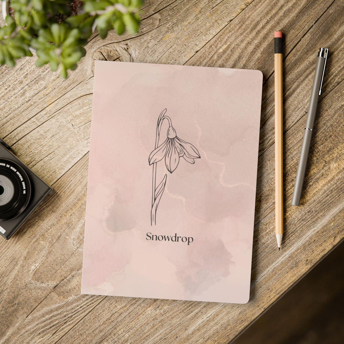 Birthflower, Custom Notebook, Birth Flower, Journal, Custom Notepad ...