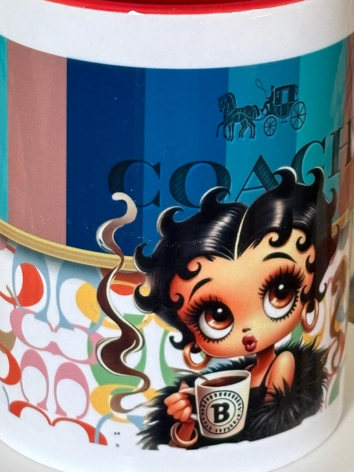 Betty Boop Coffee Mug - Etsy