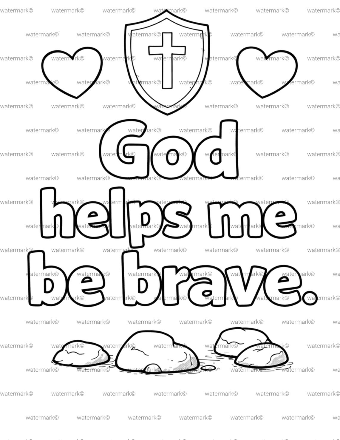David & Goliath Bible Craft for Kids | Christian Printable Activity ...
