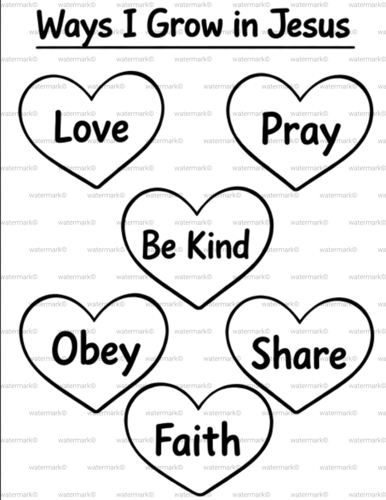Grow in Jesus Craft for Kids | Christian Plant Craft | Sunday School ...